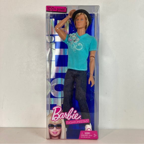 Mattel | Toys | 209 Ken Fashionistas Barbie Doll Articulated Joints ...